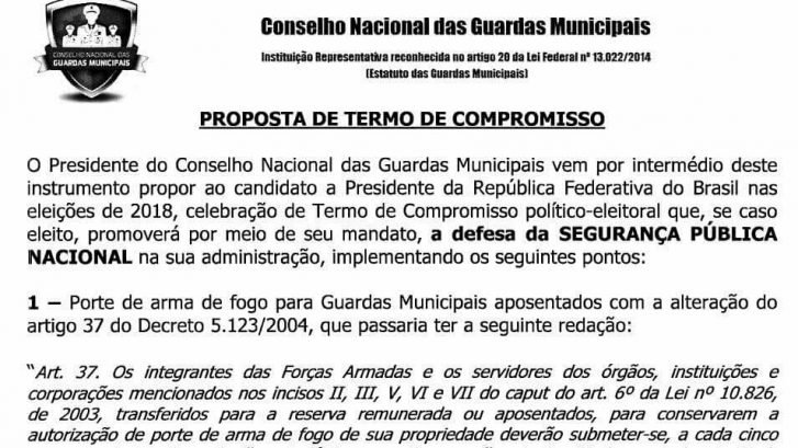 CNGM Encaminha Termo de Compromisso aos Presidenciáveis – CNGM